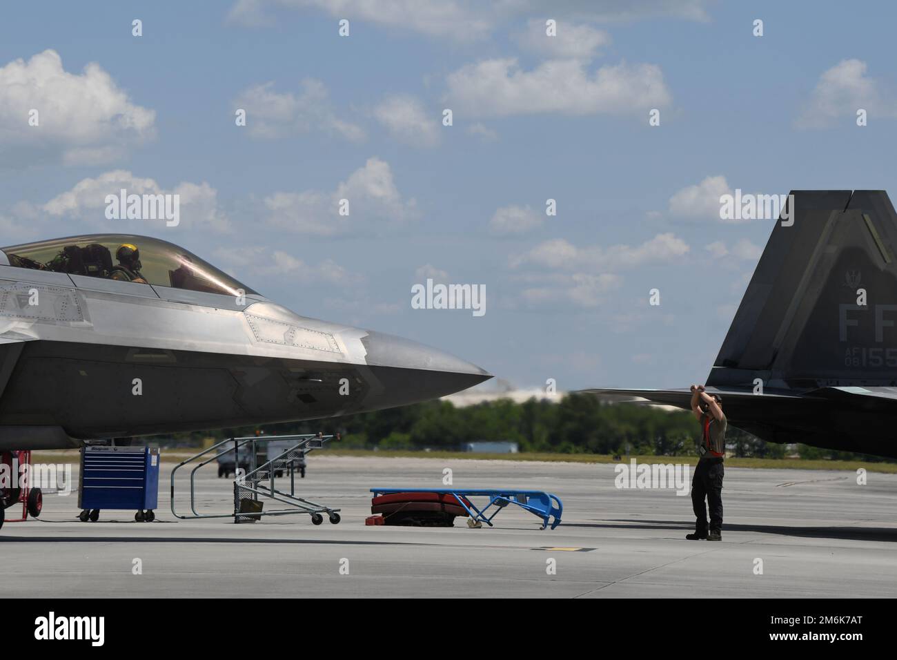A U.S. Air Force crew chief with the 192nd Fighter Wing, Virginia Air ...