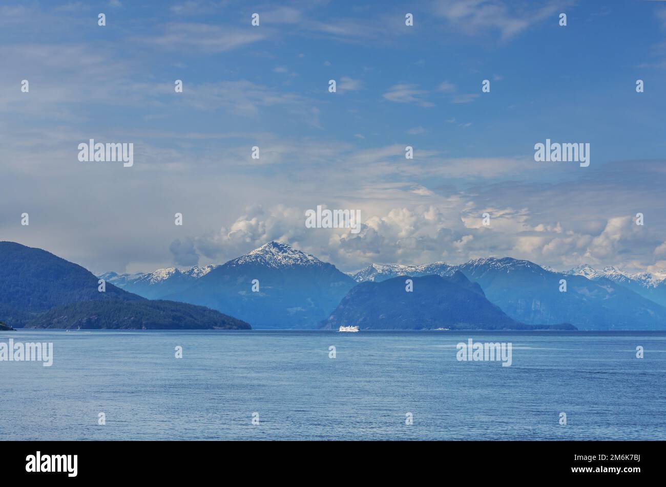 Vancouver island view Stock Photo - Alamy