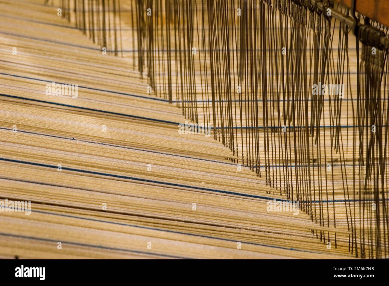 Old weaving loom Stock Photo - Alamy