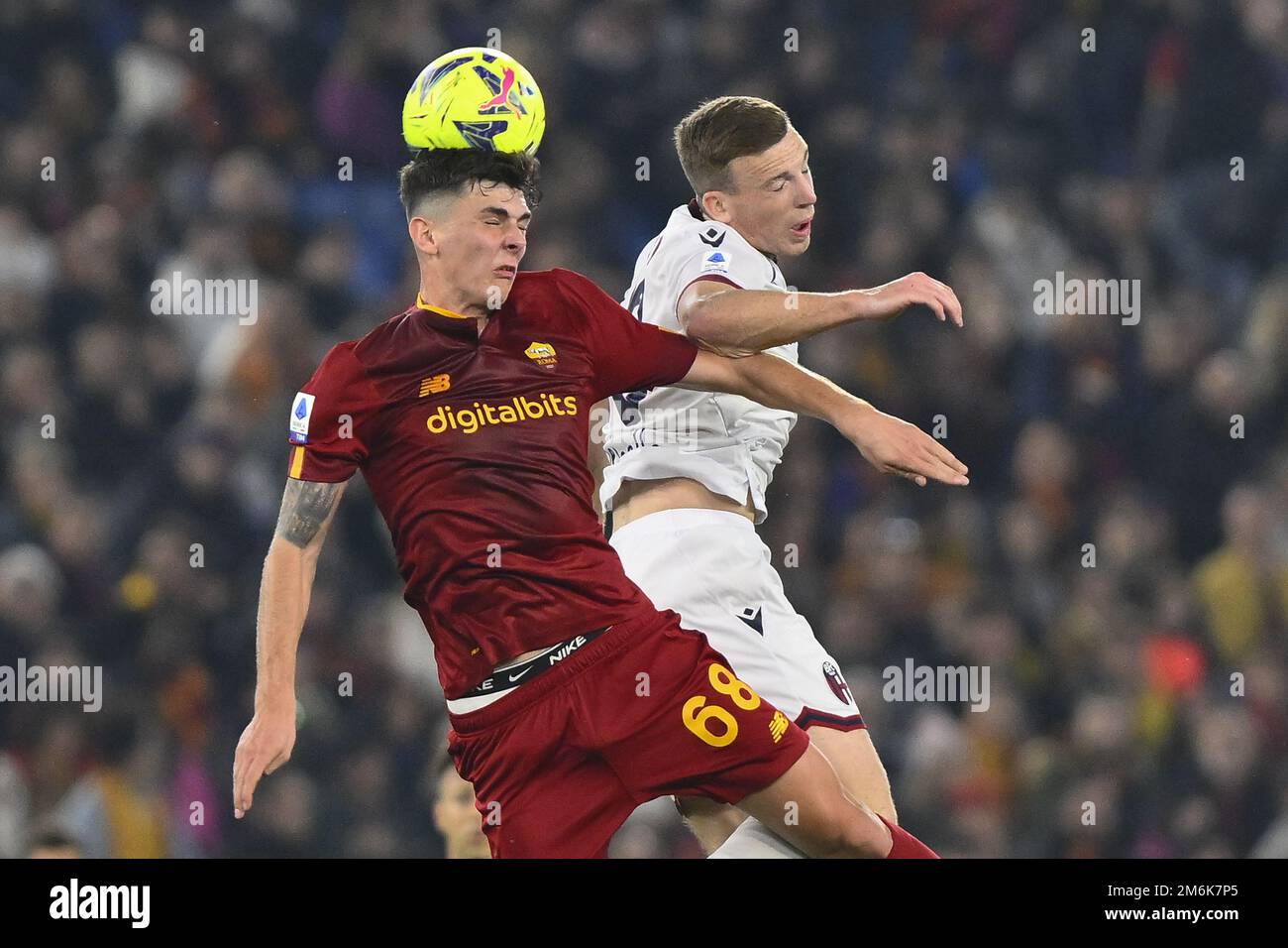 Benjamin Tahirovic of A.S. Roma during the 16th day of the Serie A ...