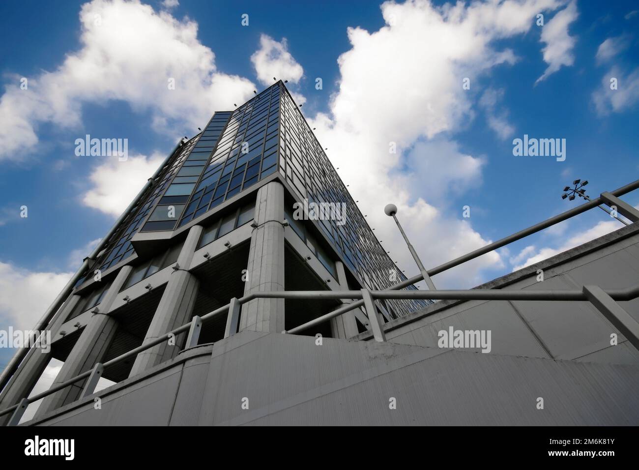 Photo of a wall of an offise building with a number windows and ...