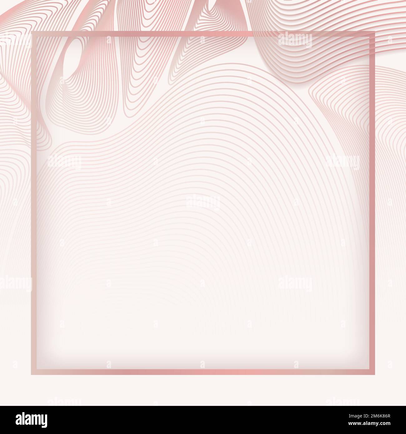 Pink frame topographic contour lines background vector Stock Vector ...