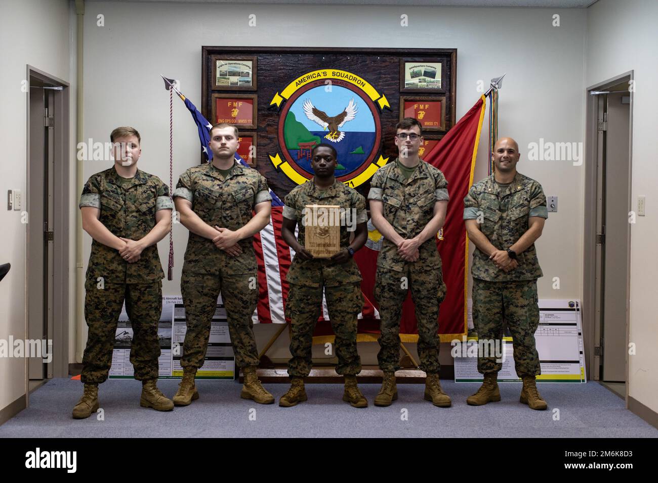 U.S. Marines Sgt. Cody Maynard, left to right, Cpl. Gaige Johns, Pfc ...