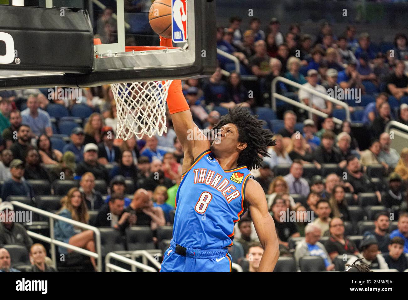 Orlando, Florida, USA, January 4, 2023, Oklahoma Thunder forward Jalen ...