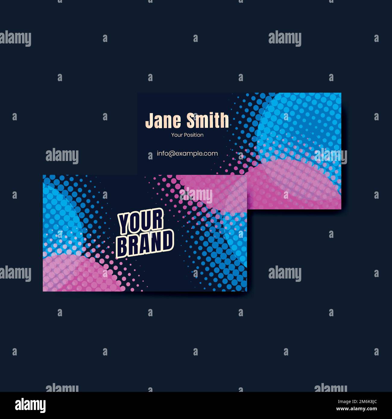 Printable business card vector vectors Stock Vector Images - Alamy