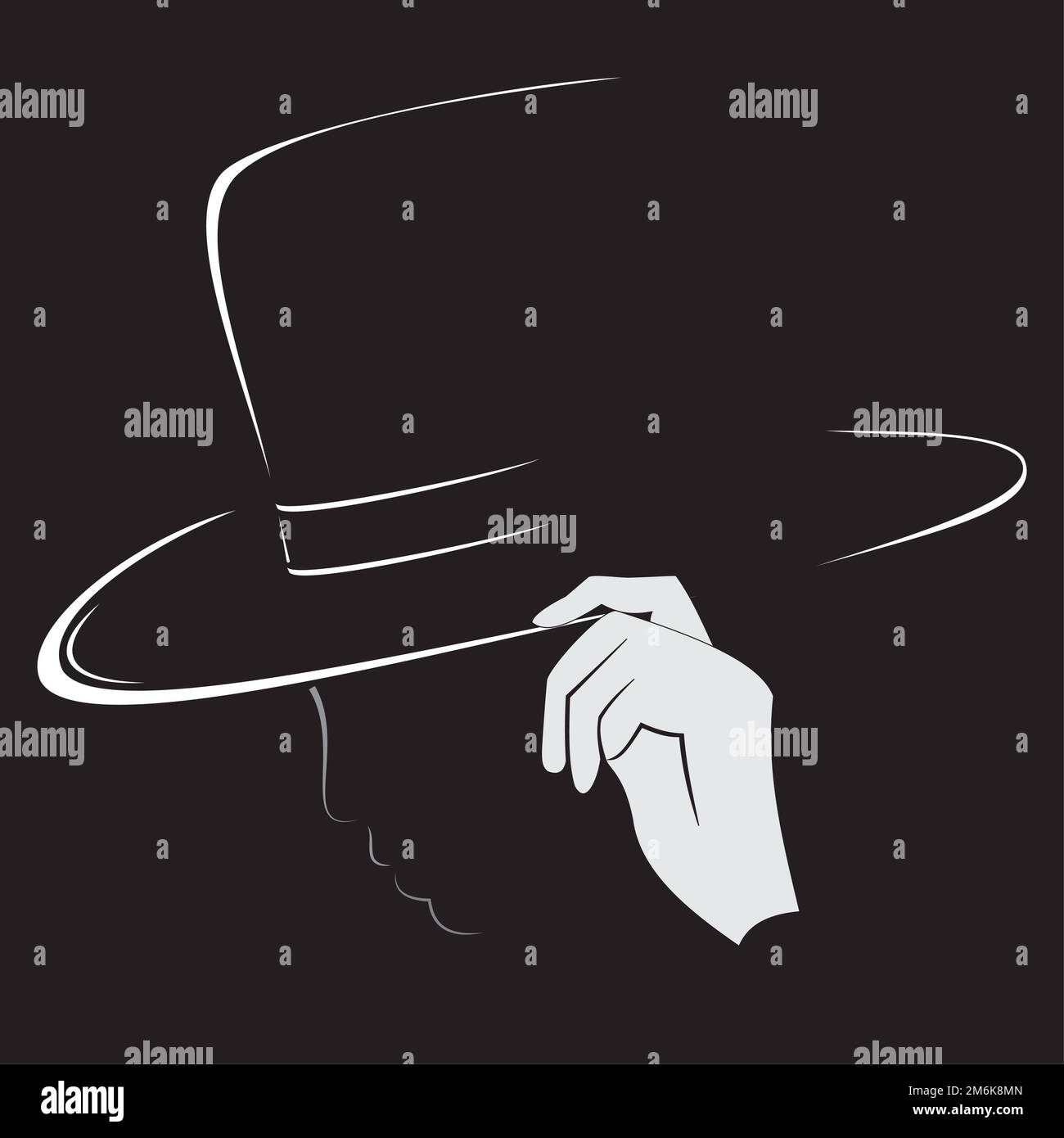 Male model silhouette hi-res stock photography and images - Alamy