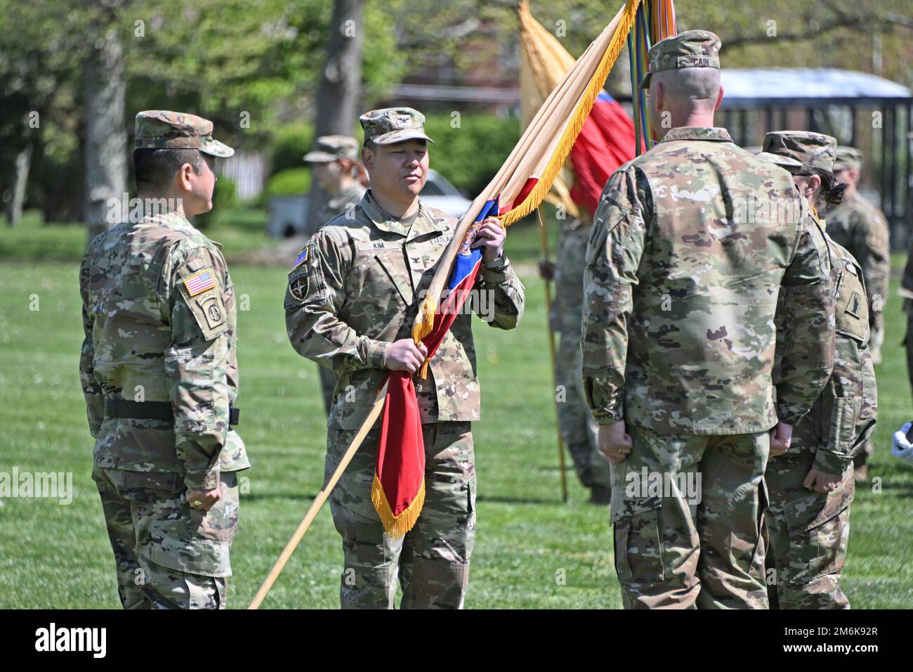 On 29 April 2022 the 77th Sustainment Brigade had a “Change of Command ...