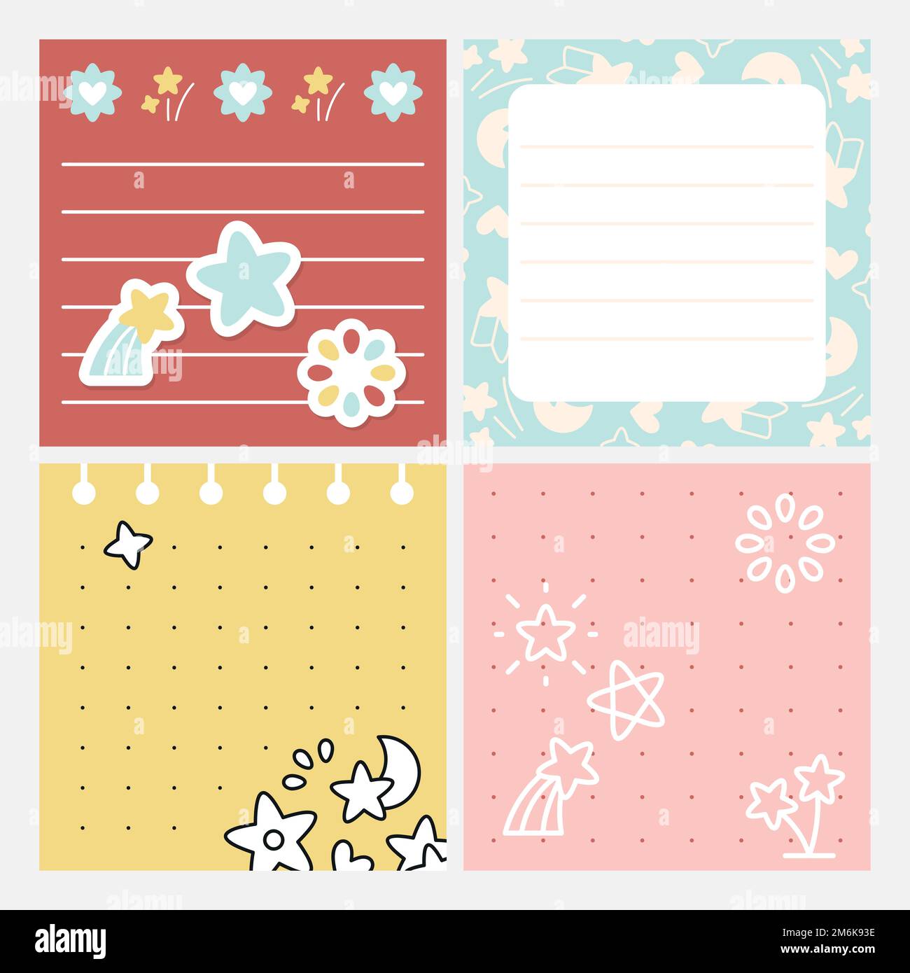 Adorable memo paper template design hi-res stock photography and images ...