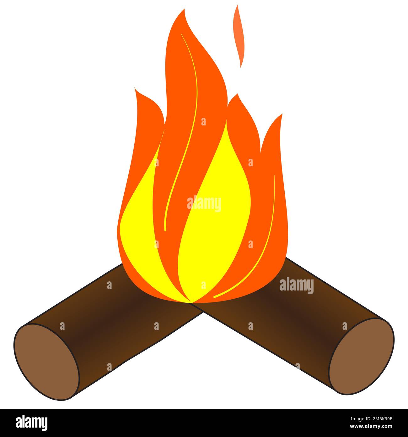 Cartoon bonfire Cut Out Stock Images & Pictures - Alamy