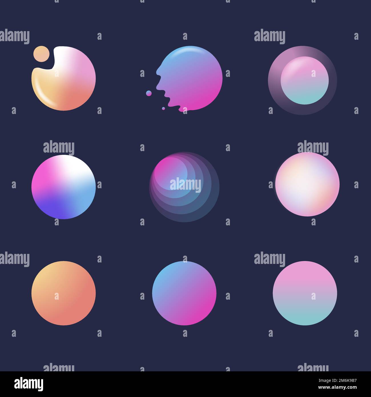 Gradient badge Stock Vector Images - Alamy