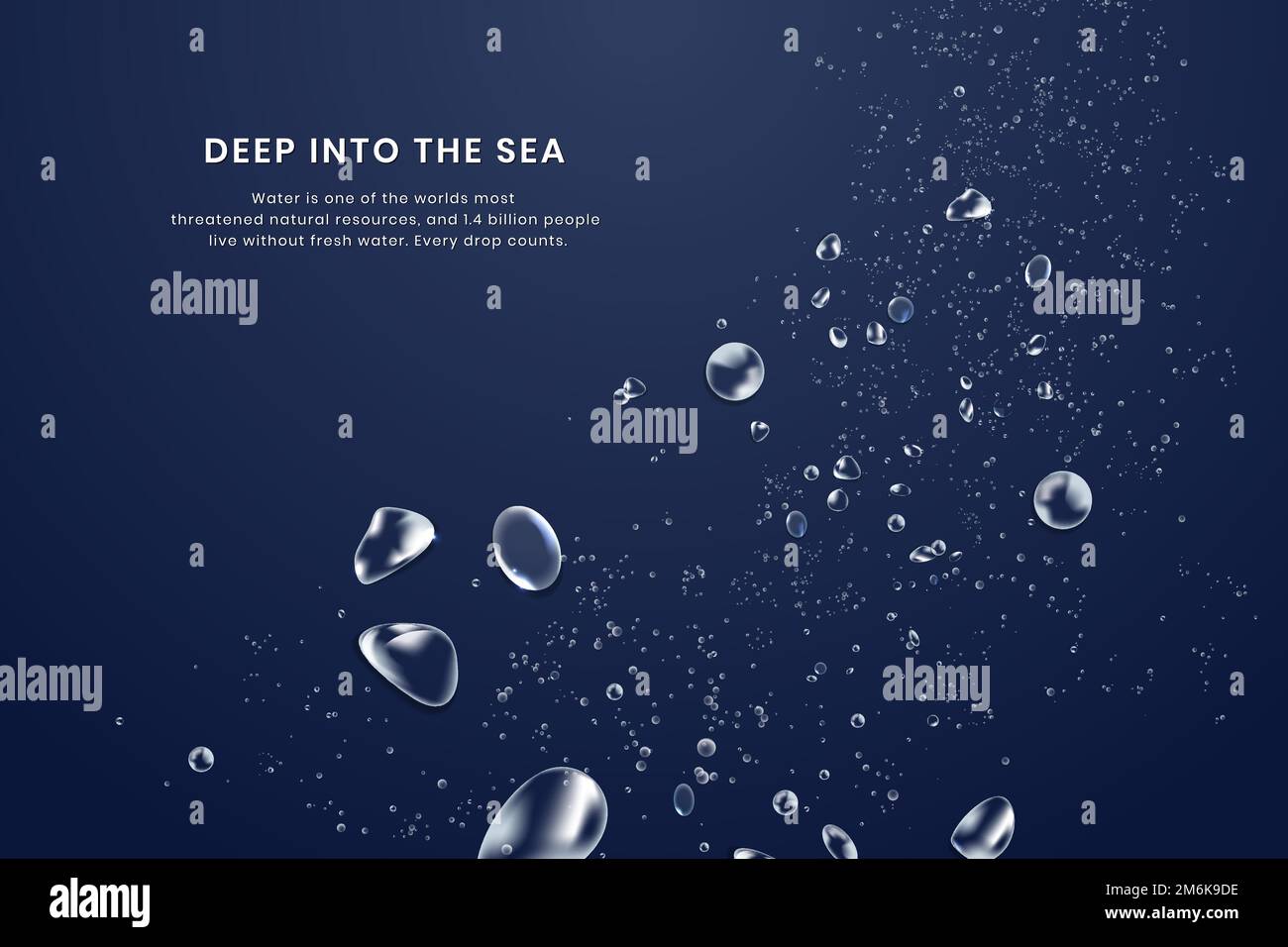 Air bubbles in water background vector Stock Vector Image & Art - Alamy
