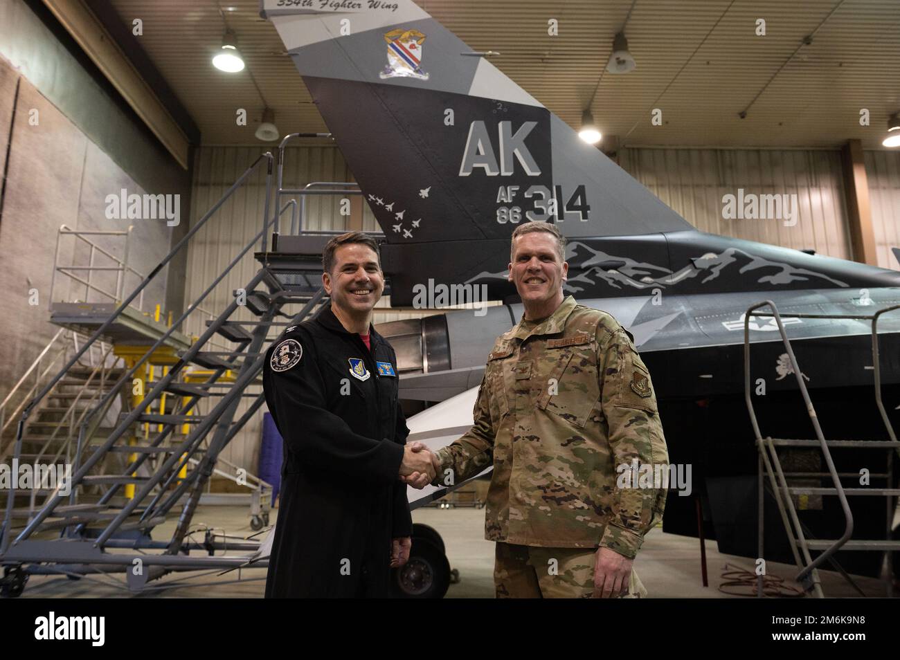 U.S. Air Force Col. Thomas Wolfe, 354th Fighter Wing vice commander ...