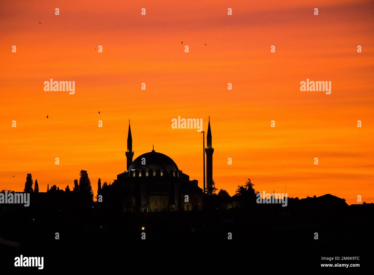 Ottoman style mosque in Istanbul Stock Photo - Alamy