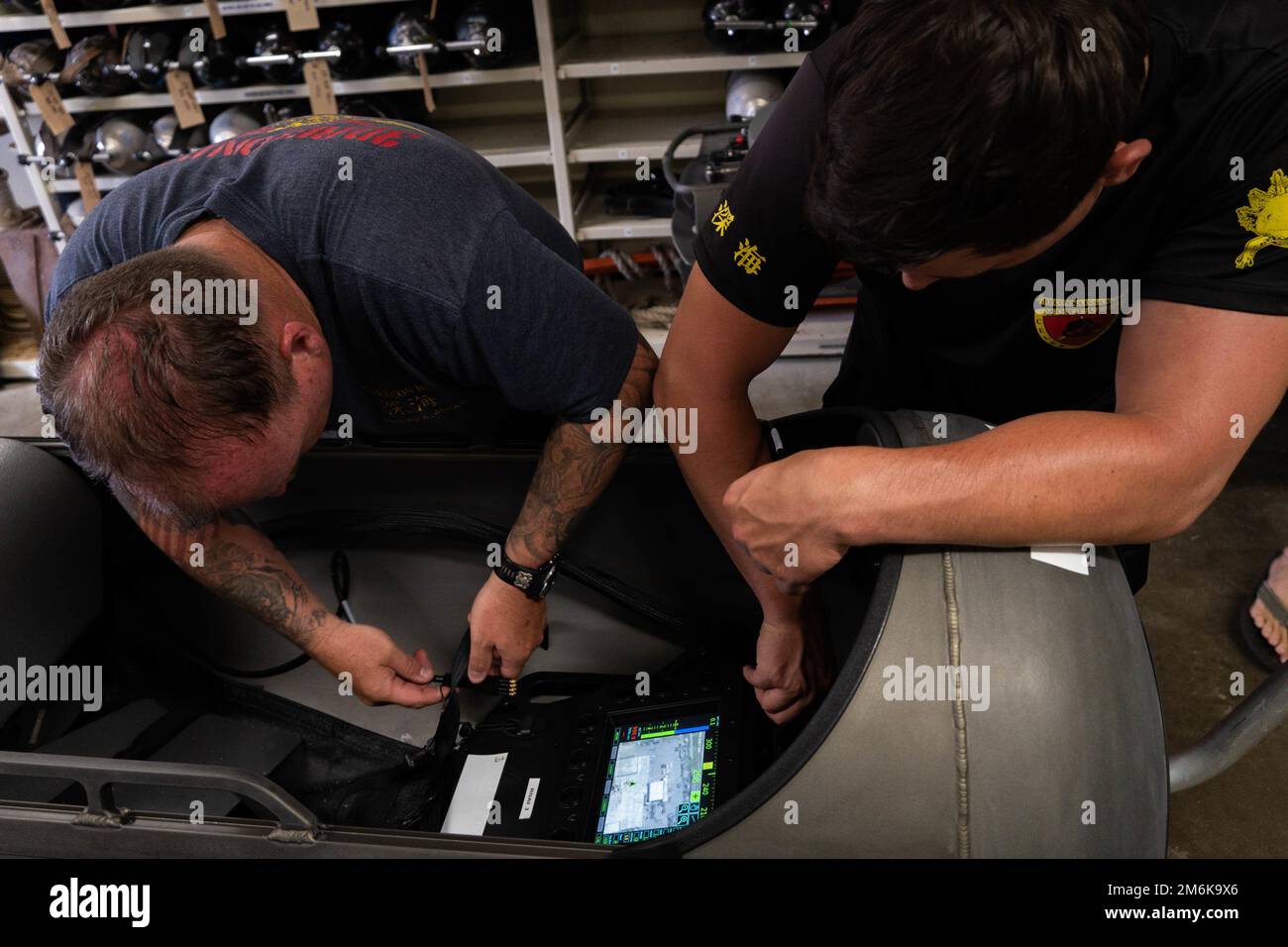 U.S. Navy Sailors with 3d Reconnaissance Battalion, 3d Marine Division ...