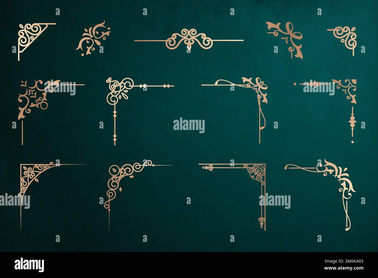 Vintage border design hi-res stock photography and images - Alamy