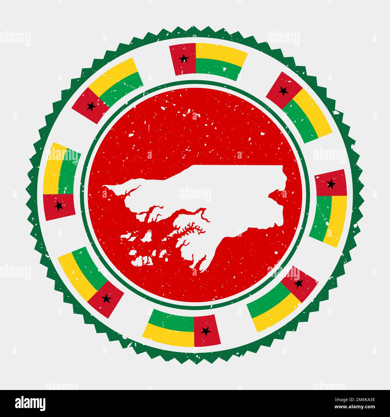 Map guinea bissau flag Stock Vector Images - Alamy