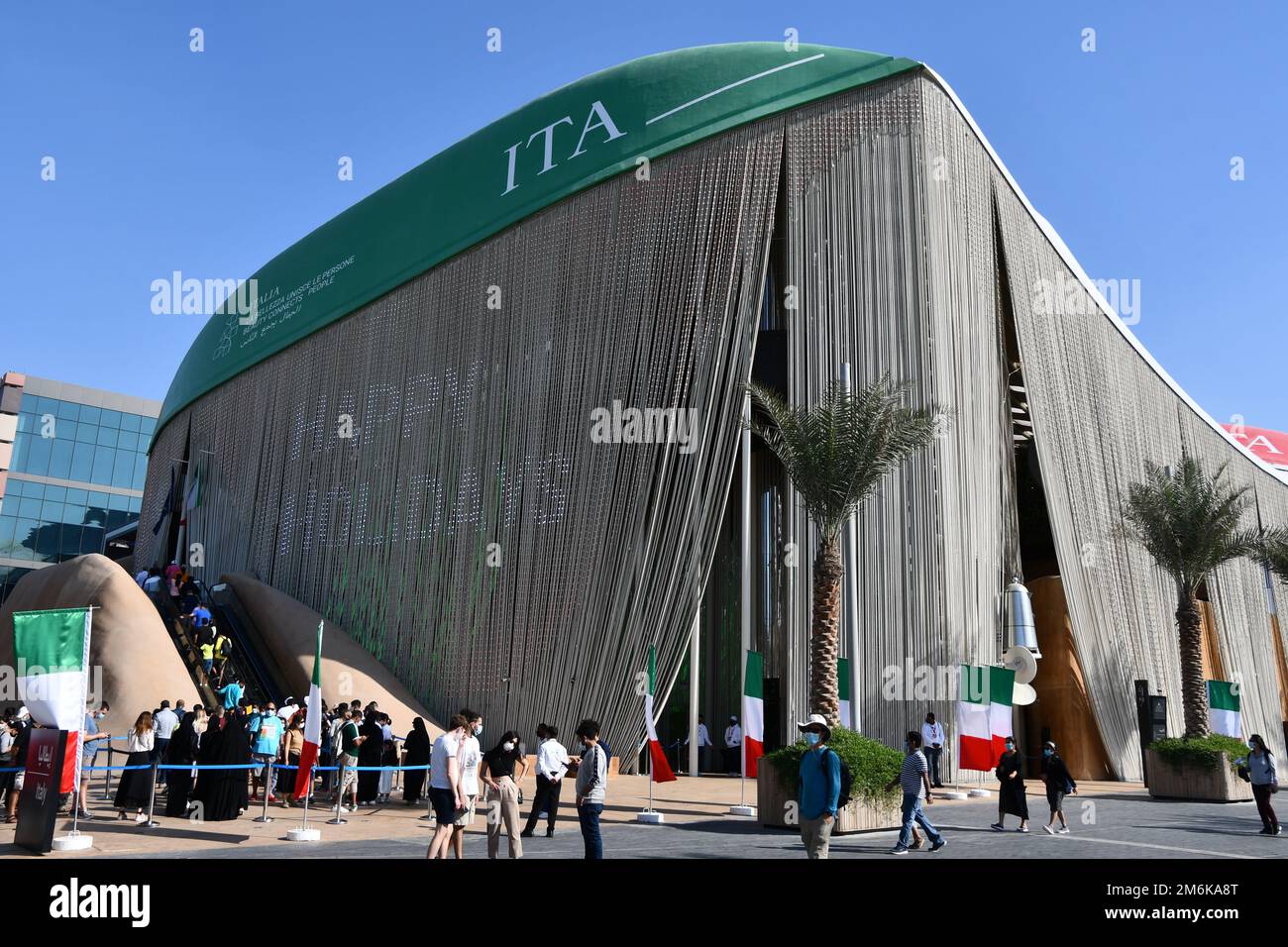 Italy pavilion at Expo 2020 in Dubai, UAE Stock Photo - Alamy