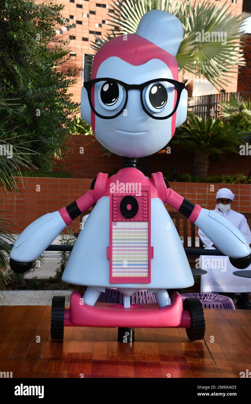 Attendance Robot at Expo 2020 in Dubai, UAE Stock Photo - Alamy