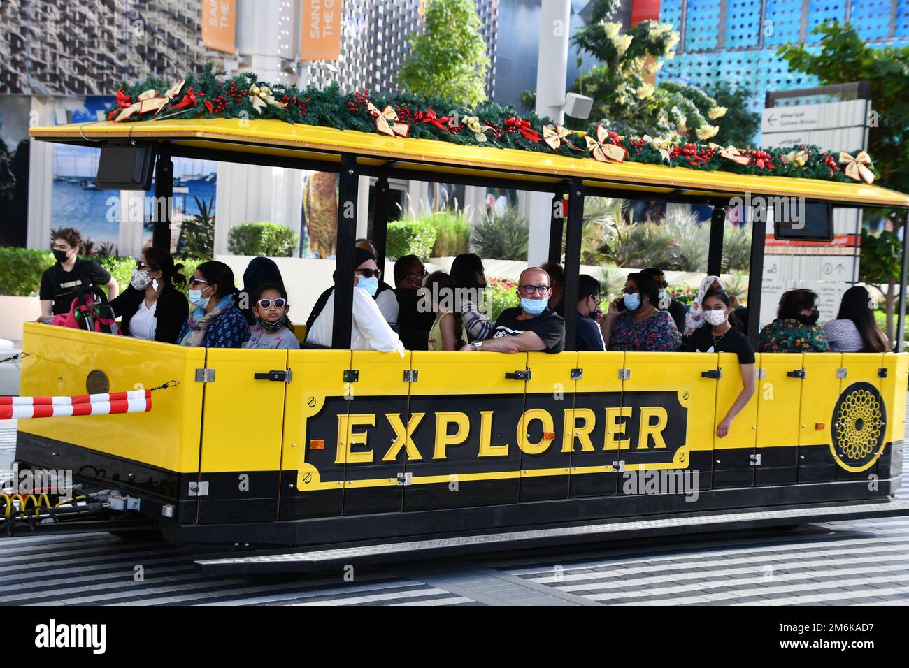 Expo Explorer at Expo 2020 in Dubai, UAE Stock Photo - Alamy