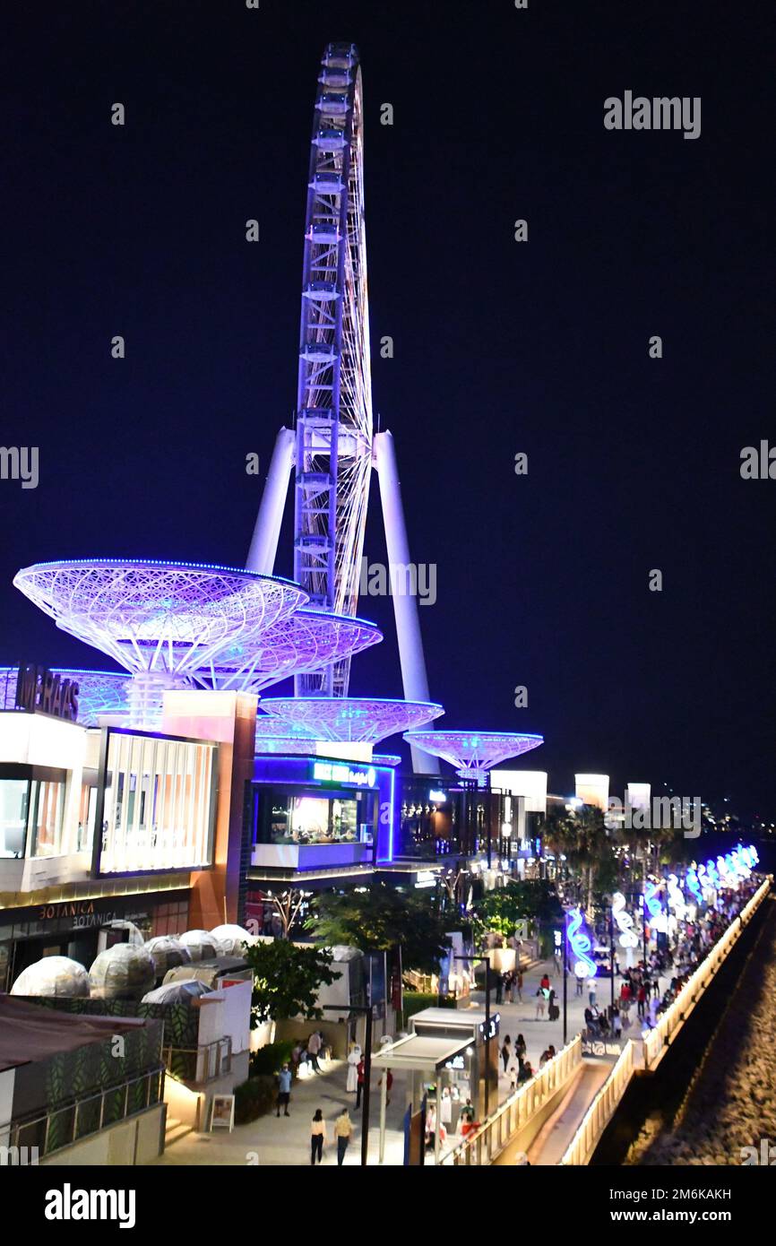 Ain Dubai at Bluewaters Island in Dubai, UAE Stock Photo - Alamy
