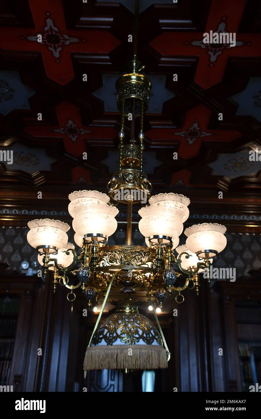 Lockwood-Mathews Mansion Museum in Norwalk, Connecticut Stock Photo - Alamy