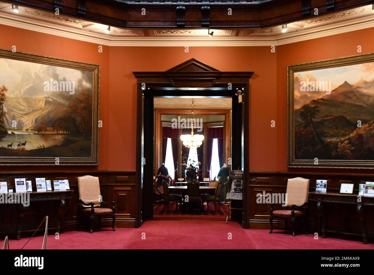 Lockwood-Mathews Mansion Museum in Norwalk, Connecticut Stock Photo - Alamy