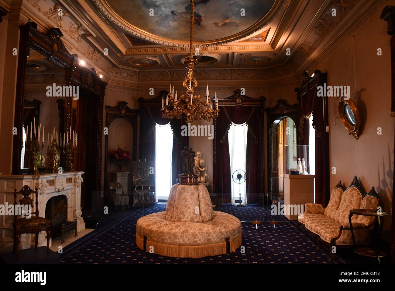 Lockwood-Mathews Mansion Museum in Norwalk, Connecticut Stock Photo - Alamy