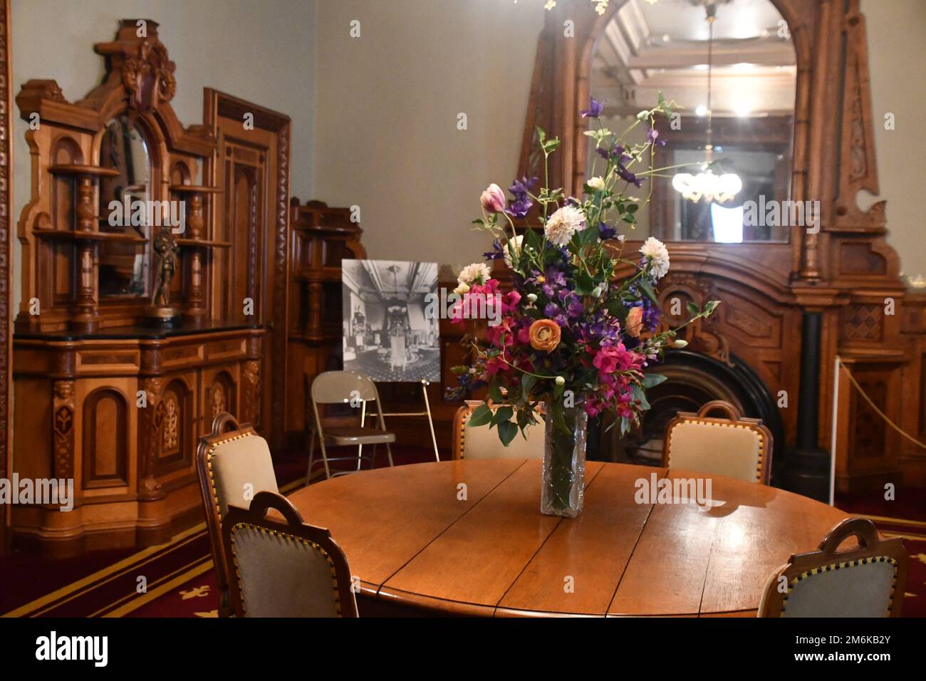 Lockwood-Mathews Mansion Museum in Norwalk, Connecticut Stock Photo - Alamy