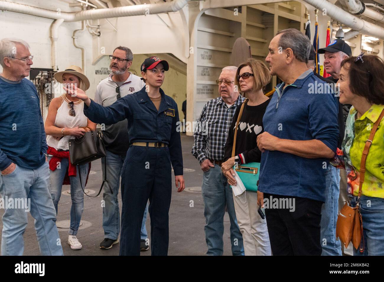 220429-N-VQ947-1015 SAN DIEGO (April 29, 2022) — Lt. j.g. Dory Lustig ...