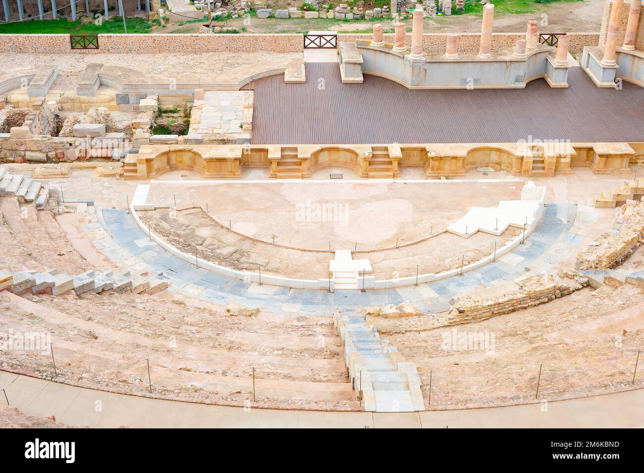 Archeology coliseum amphitheatre Cartagena Spain Stock Photo - Alamy
