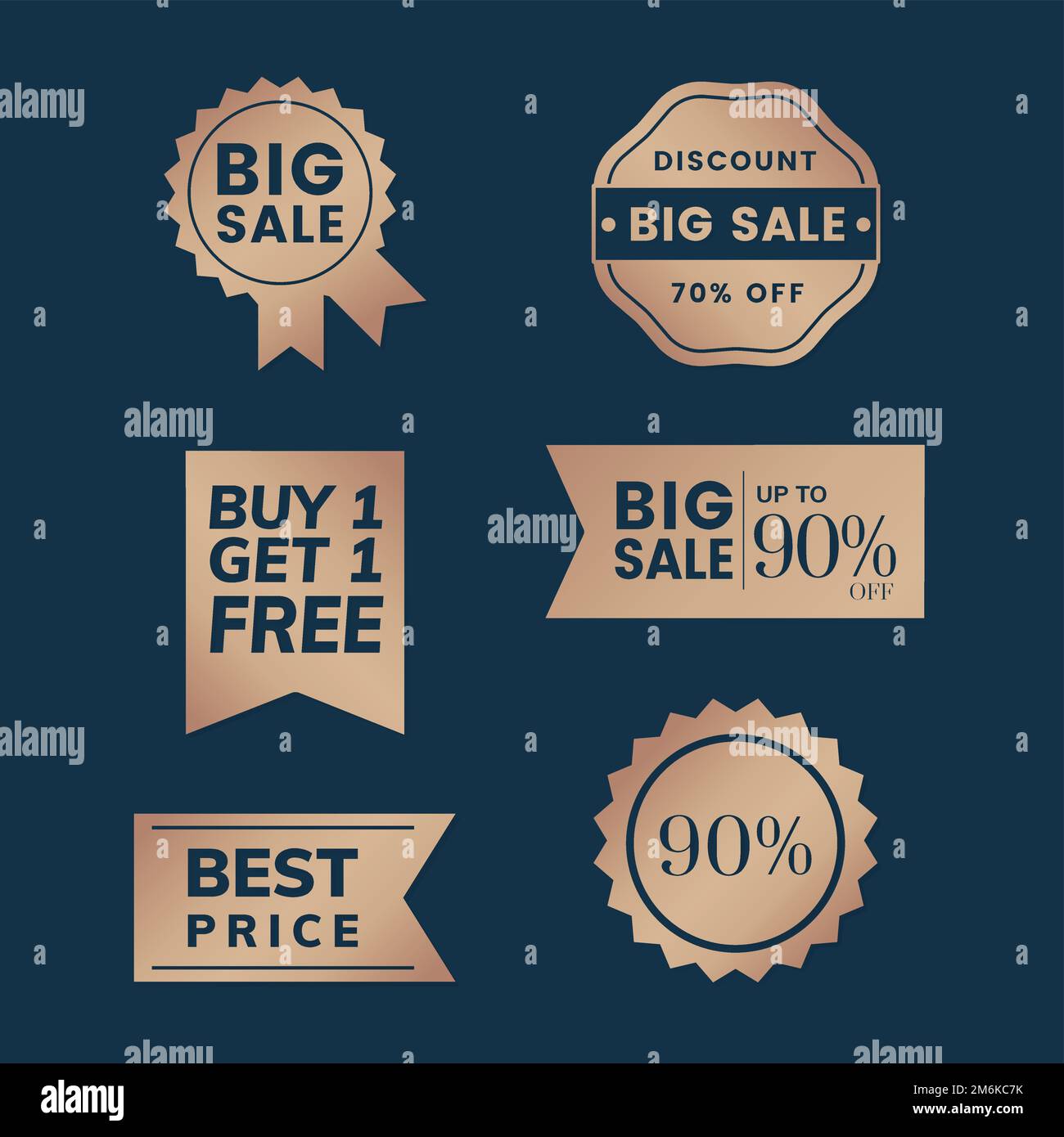 Shop sale promotion advertisement badges vector set Stock Vector Image ...