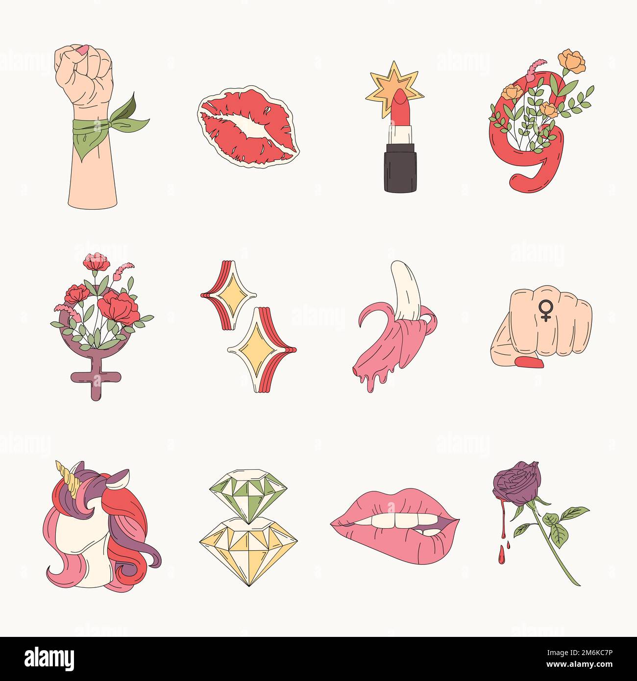 Collection of girl power vectors Stock Vector Image & Art - Alamy Collection of girl power vectors Stock Vector Image & Art - Alamy