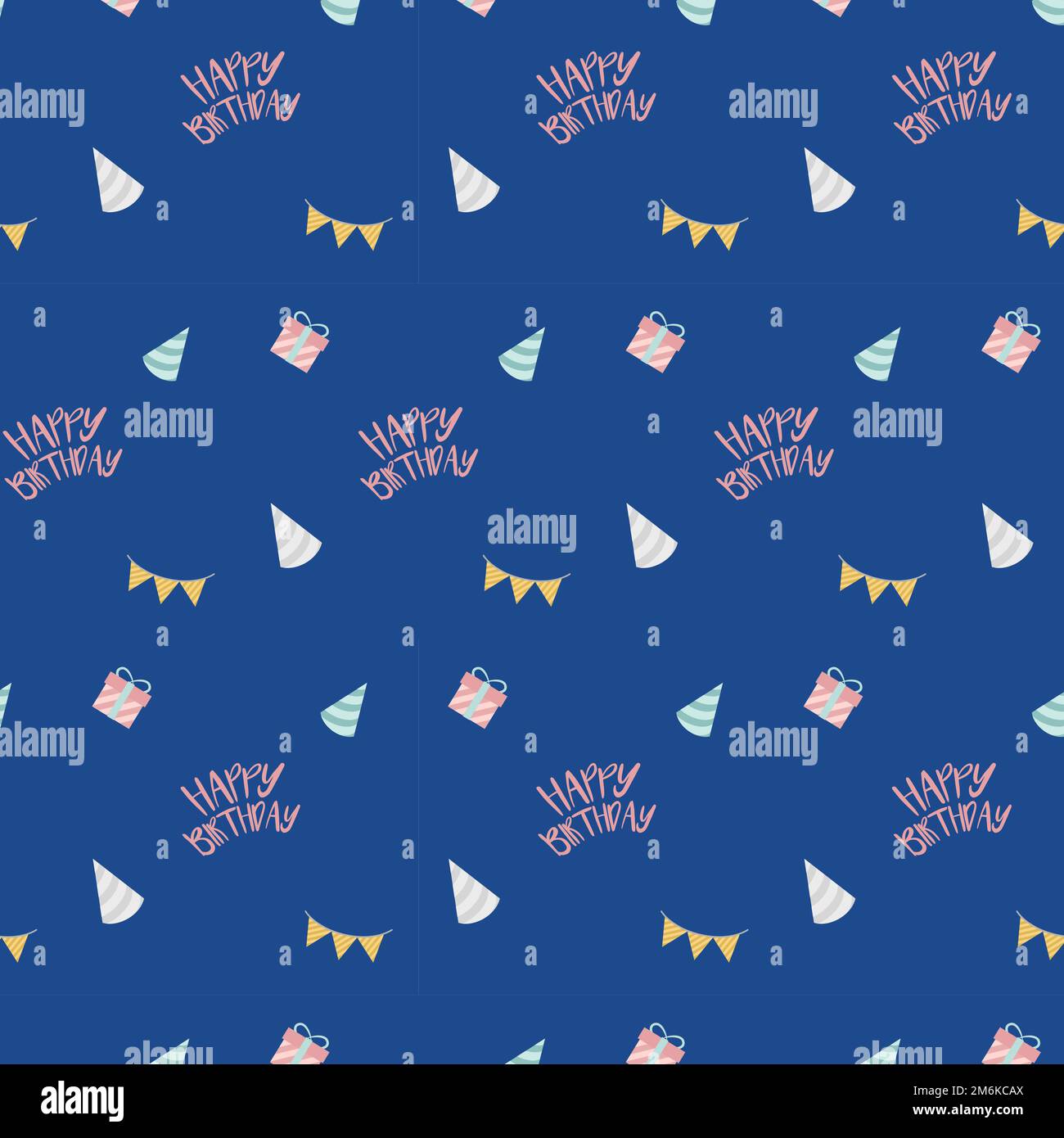 Blue festive birthday design vector Stock Vector Image & Art - Alamy