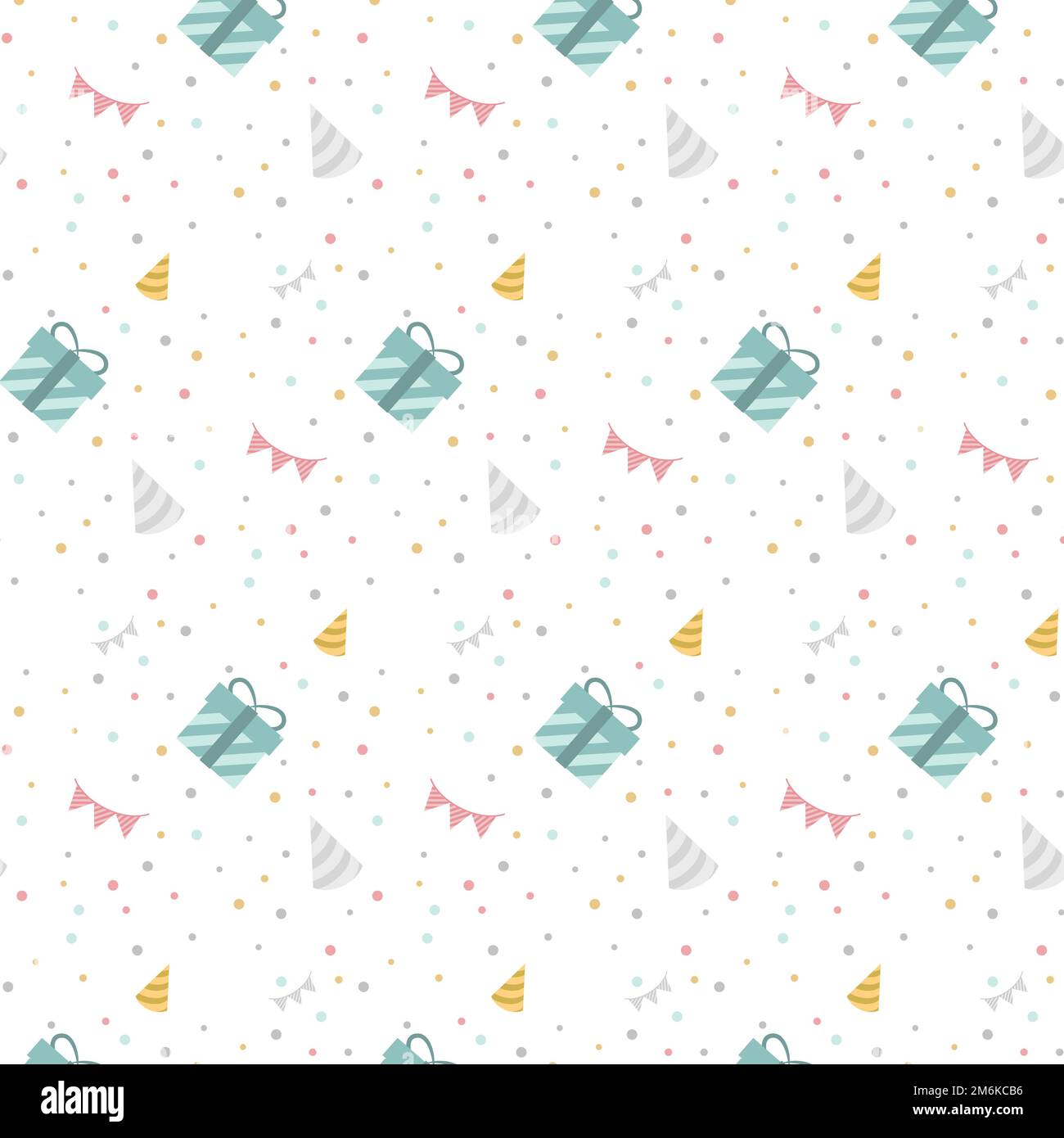 Colorful birthday polka dot vector Stock Vector Image & Art - Alamy