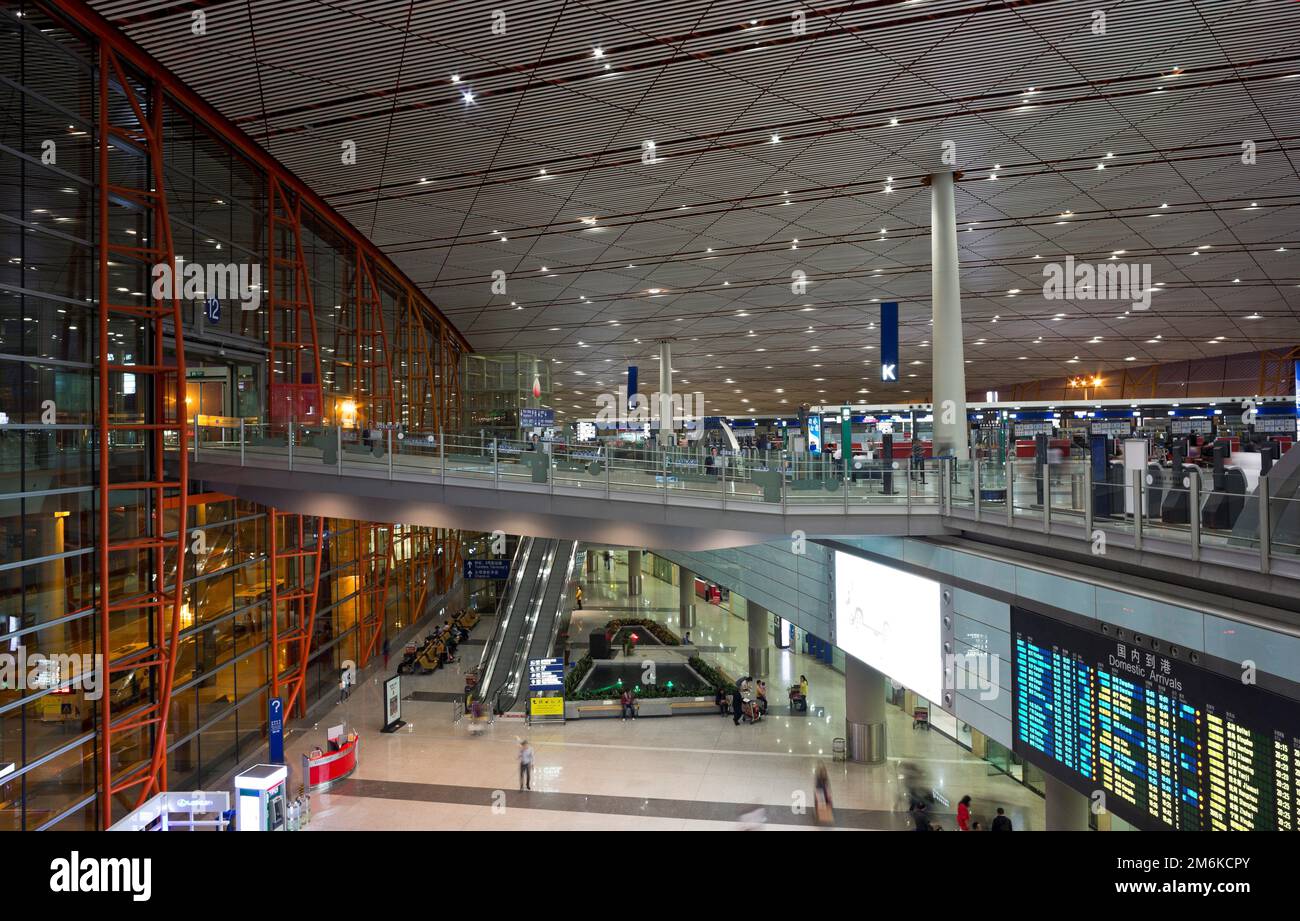 Beijing capital international airport Stock Photo - Alamy