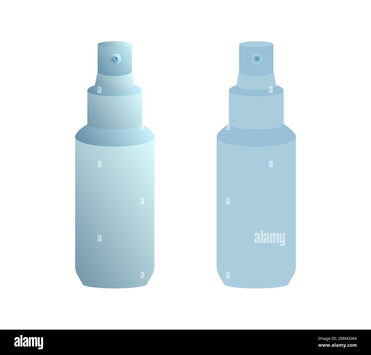 Vector set of spray cans in gradient and flat styles Stock Photo - Alamy