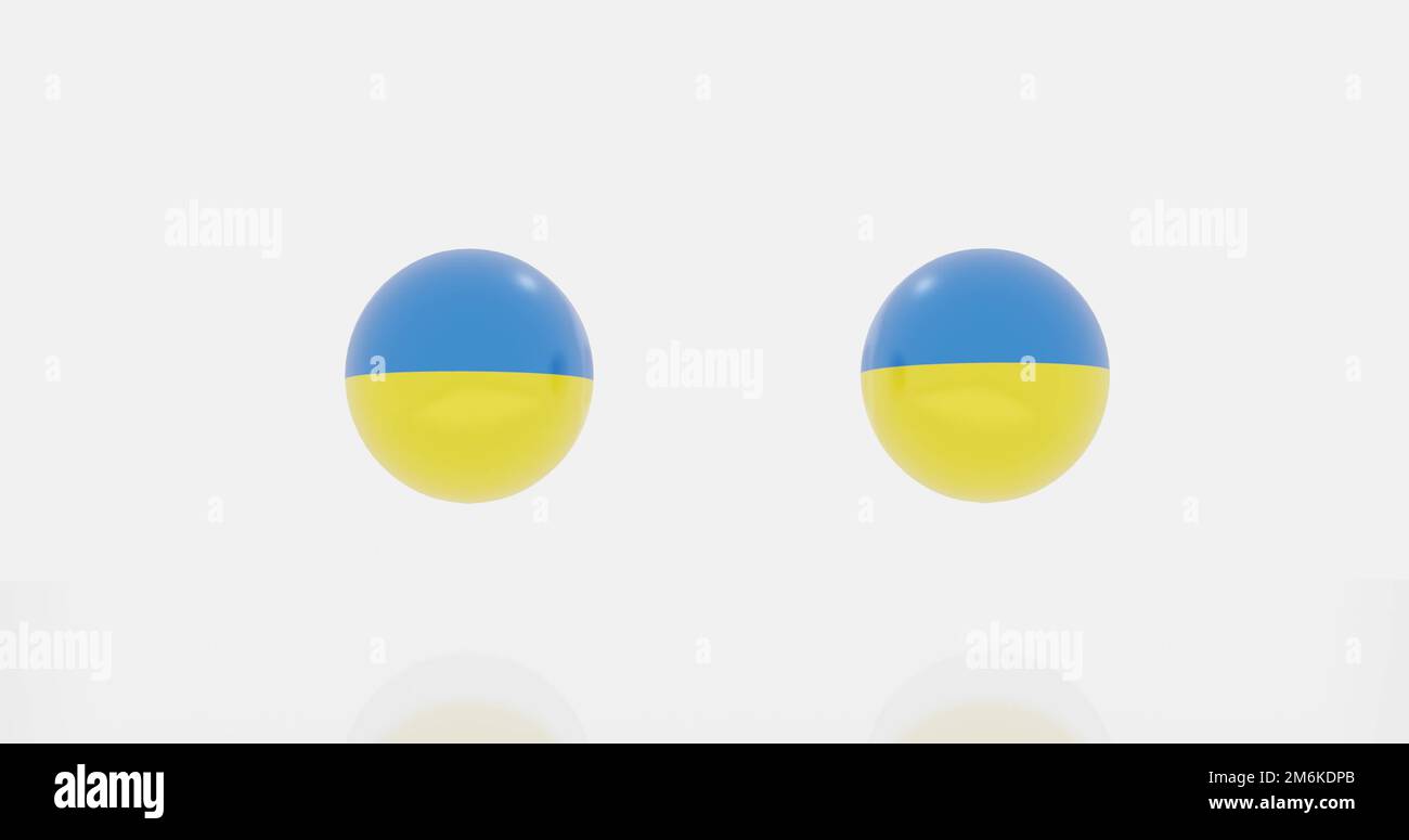 Ukraine countries flag icon or symbols Stock Photo - Alamy