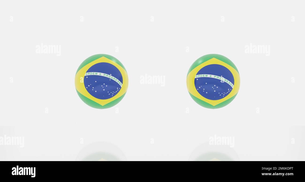 Brazil countries flag icon or symbols Stock Photo - Alamy
