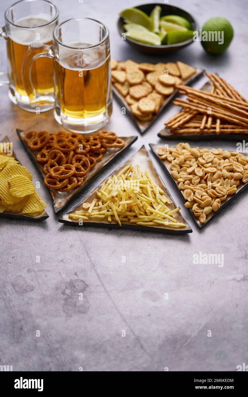 Fruit snacks on table hi-res stock photography and images - Alamy