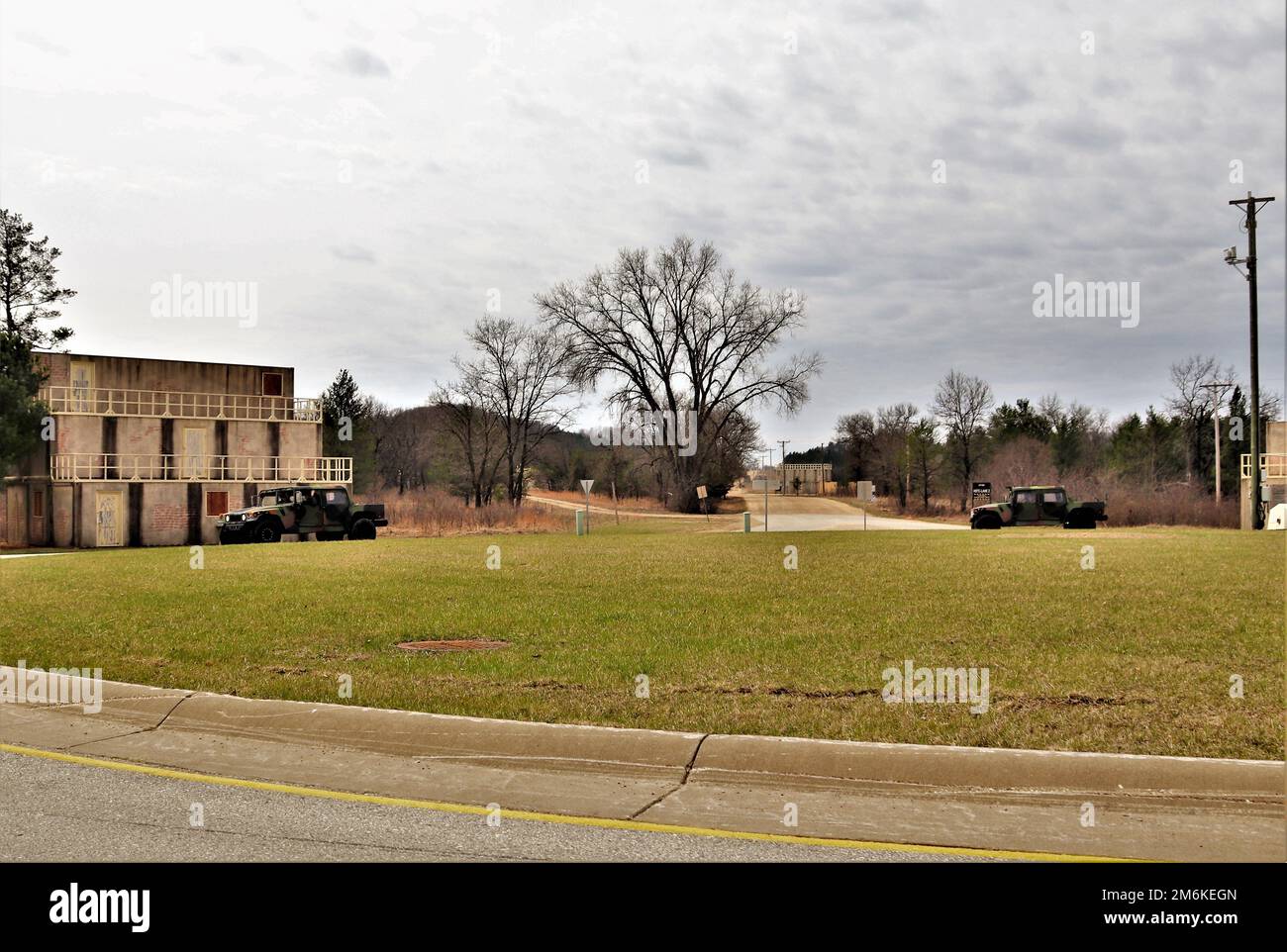 Training operations are shown April 29, 2022, at Fort McCoy, Wis. The ...