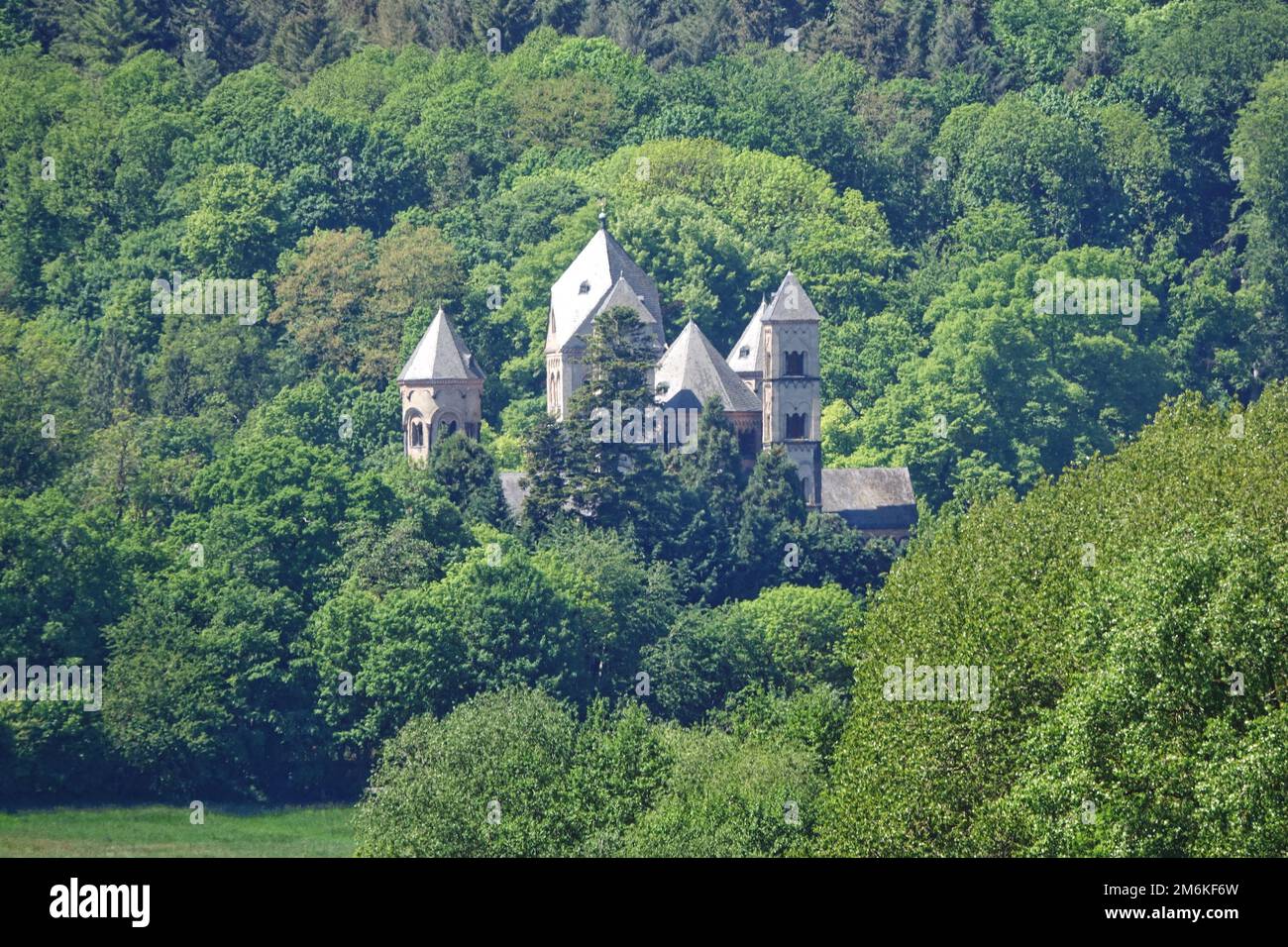 Maria Laach Monastery Stock Photo - Alamy