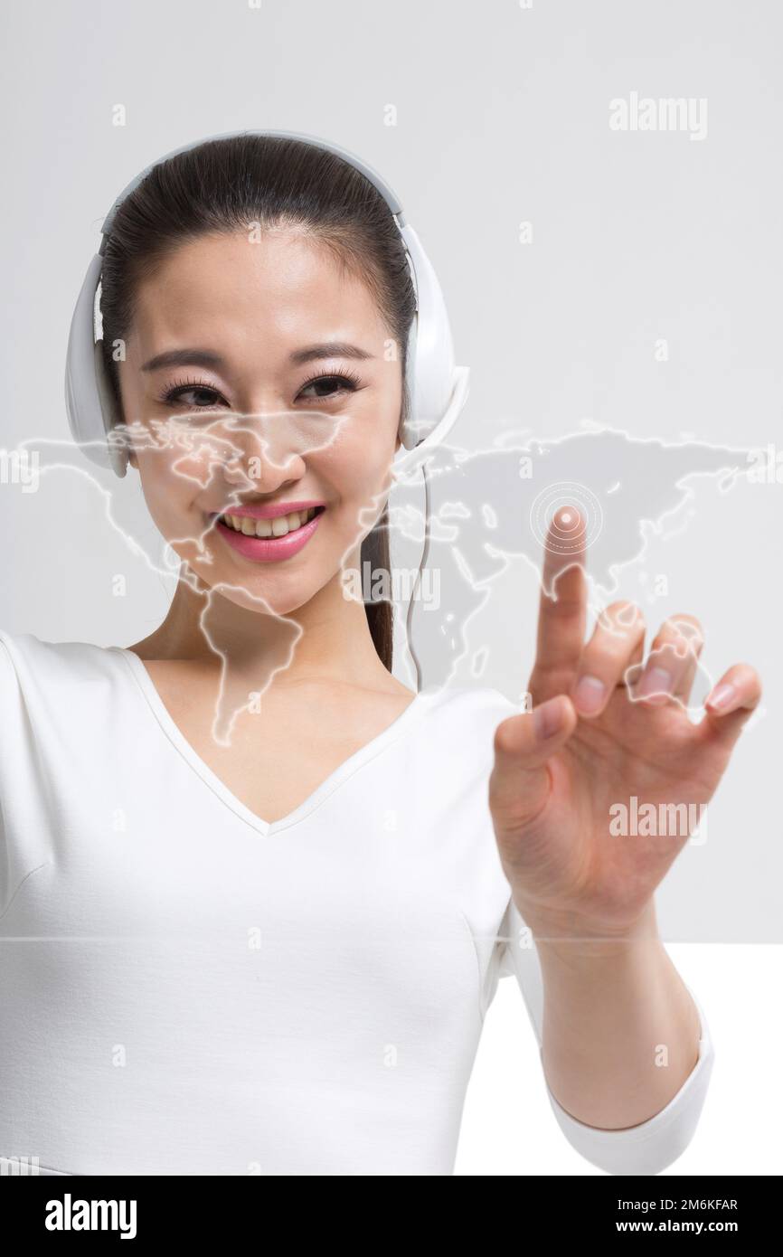 High tech touch screen technology hi-res stock photography and images ...
