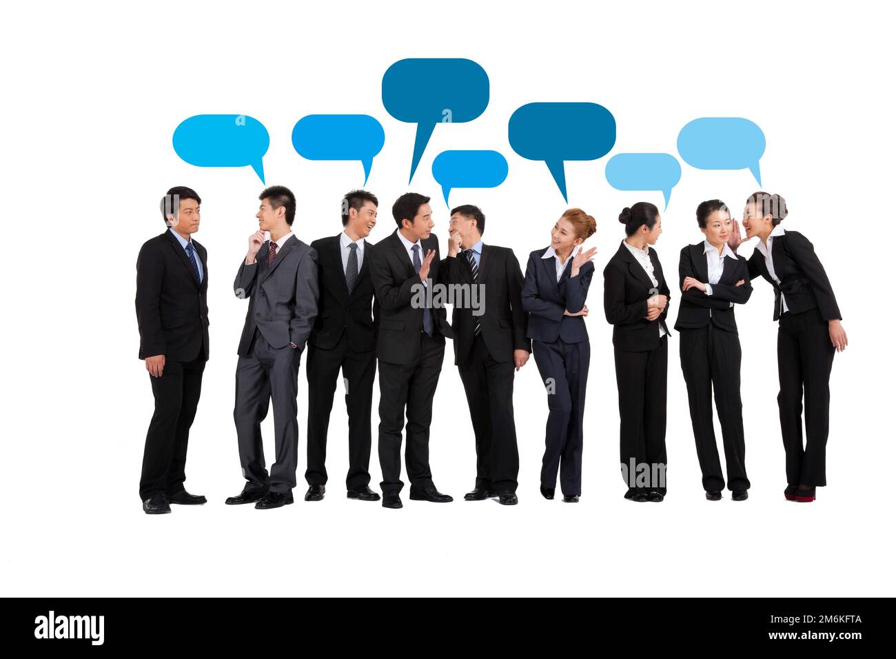 Business people speak Stock Photo - Alamy