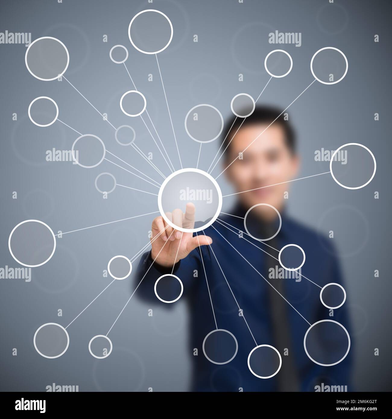 Science and technology business man Stock Photo - Alamy