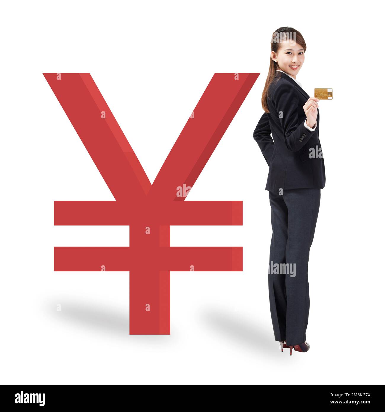 Business women and financial symbols Stock Photo - Alamy