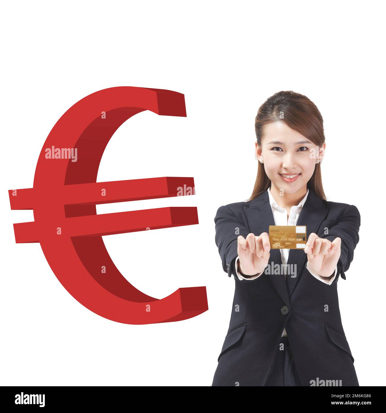 Business women and financial symbols Stock Photo - Alamy