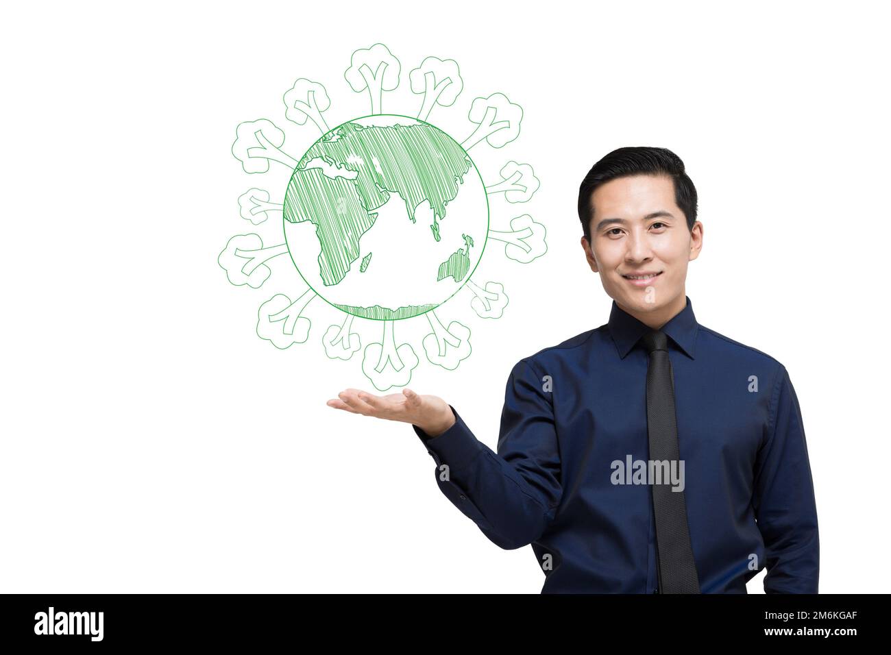 Science and technology business man Stock Photo - Alamy