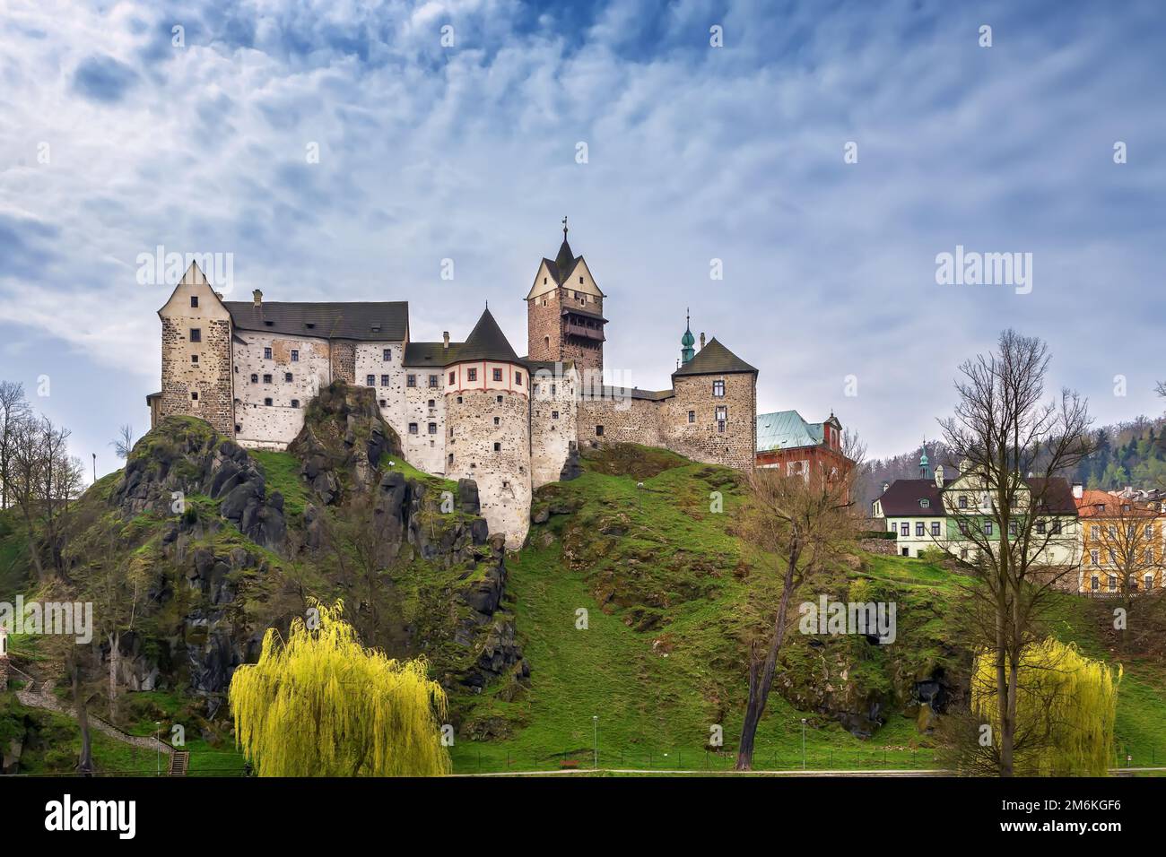 Loket castle, Czech republic Stock Photo - Alamy