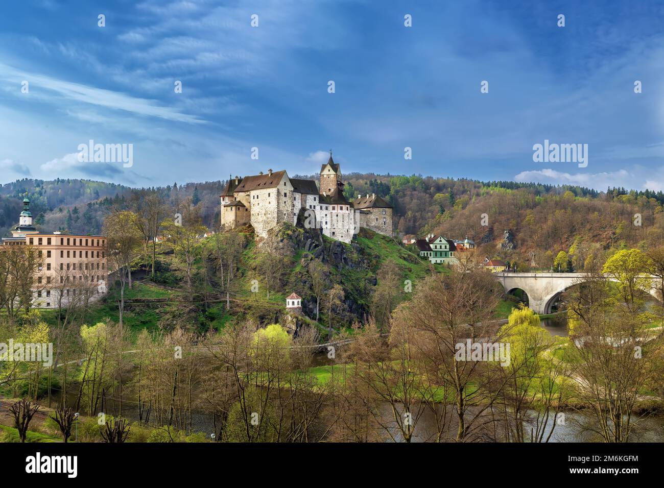 Loket castle, Czech republic Stock Photo - Alamy