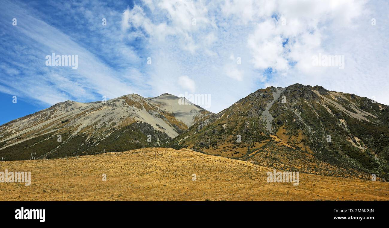 Craigieburn Range - new Zealand Stock Photo - Alamy